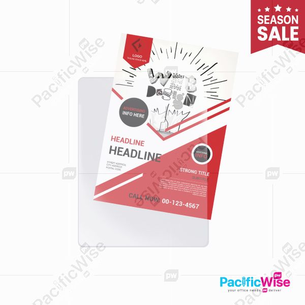 L Shape/Transparent Folder/Fail Bentuk/Shape Folder/Holder/A4