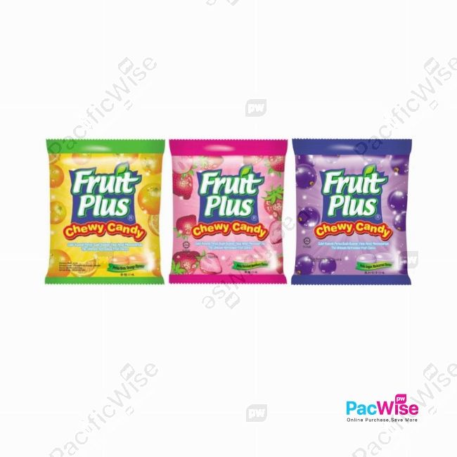 Fruit Plus Chewy Candy 120g – Orange, Strawberry & Blackcurrant | Soft ...