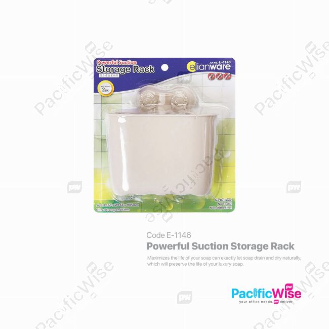 Powerful Suction Storage Rack