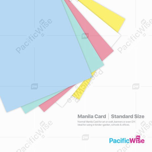 Manila Card Standard Size