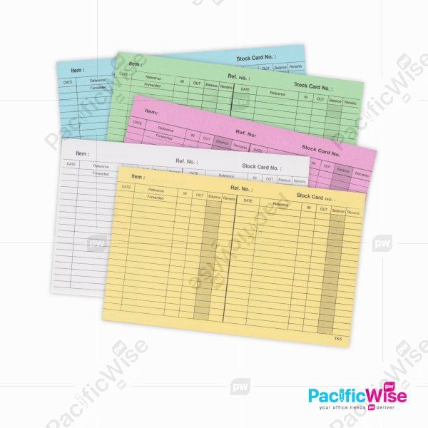 Stock Card 8" x 5" (30'S)