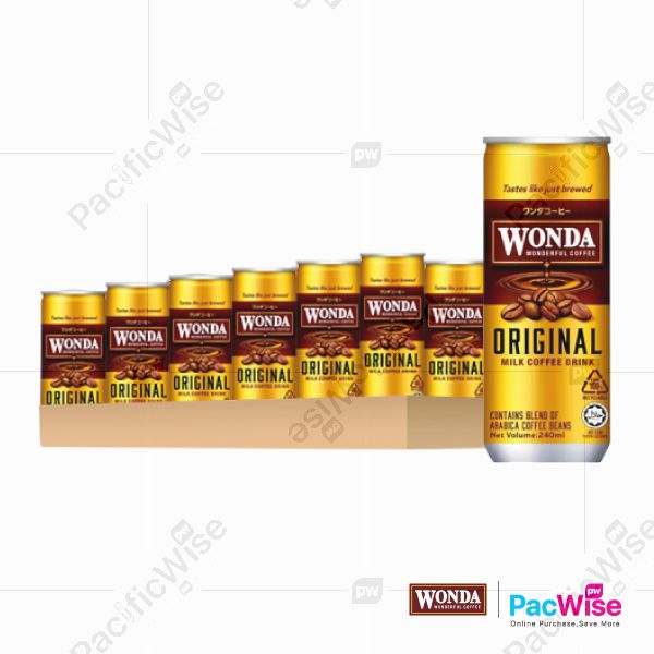 Coffee Can/Wonda/Wonderful Coffee Original/Kopi Tin/Milk Coffee Drink (240ml x 24cans)