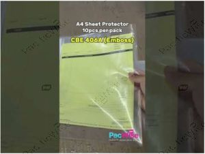 CBE Sheet Protector Emboss 406A