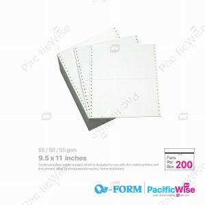 Computer Form 3 Ply 2 Up 9.5" x 11"