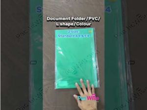 CBE Clear Folder L Shape Colour for F4 Size