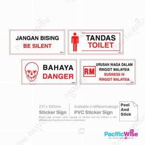Sticker Sign Board