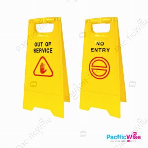 Yellow Floor Signage